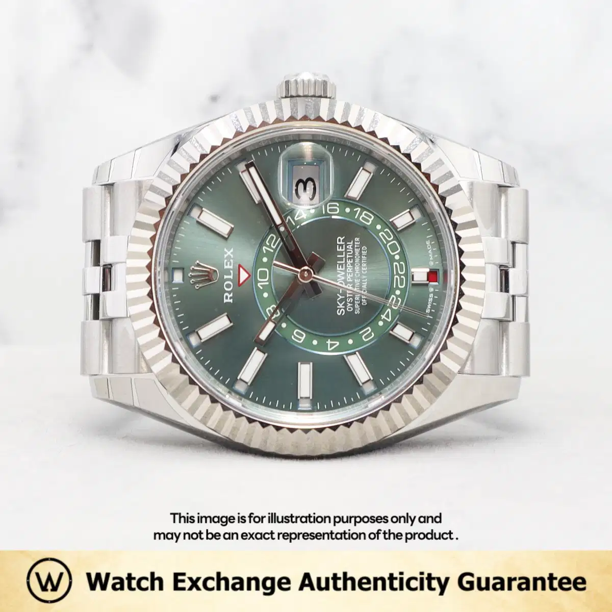 Rolex Sky Dweller 336934 Mint Green Singapore | Watchbook