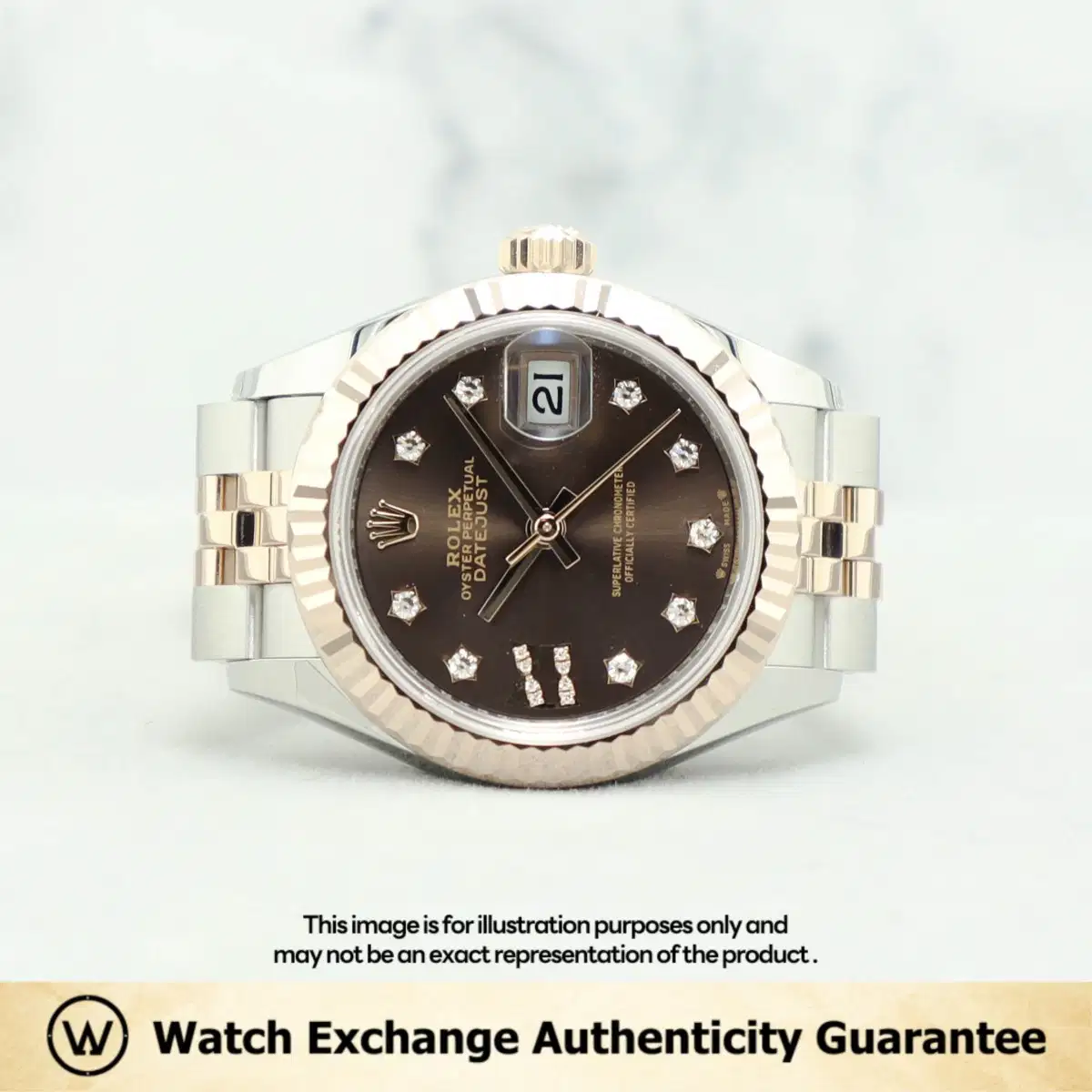 Rolex Datejust 279171 Chocolate w Star Diamond Singapore | Watchbook