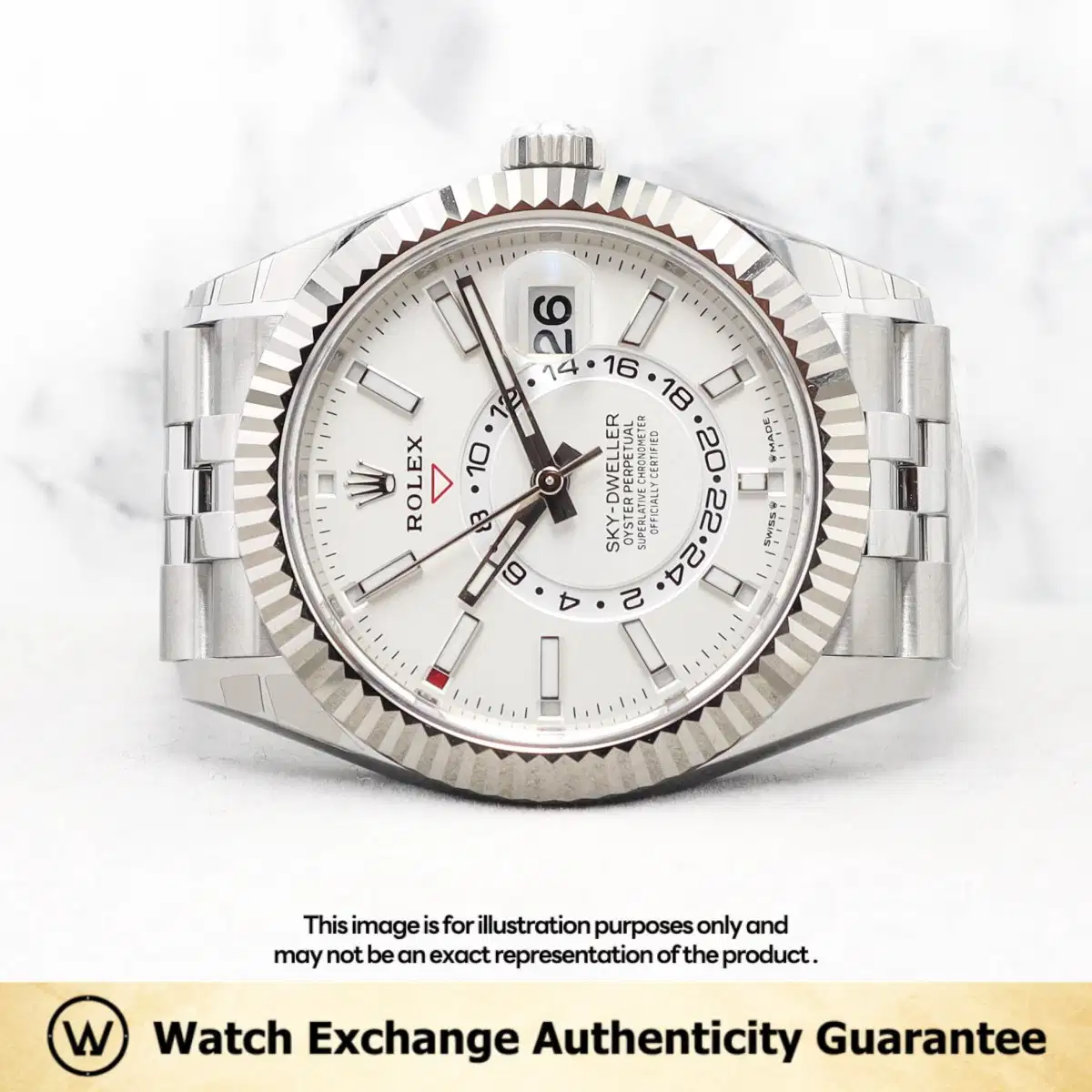 Rolex Sky Dweller 336934 White Rolex White Ref 336934