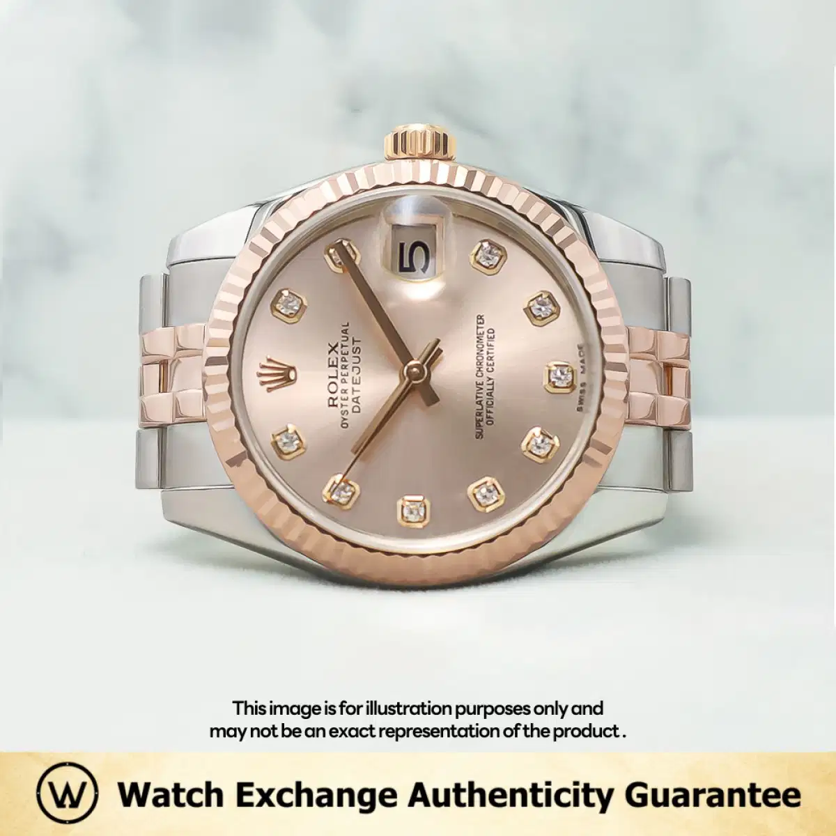 Rolex Datejust 178271 Rose w 10 Points Diamond Singapore | Watchbook