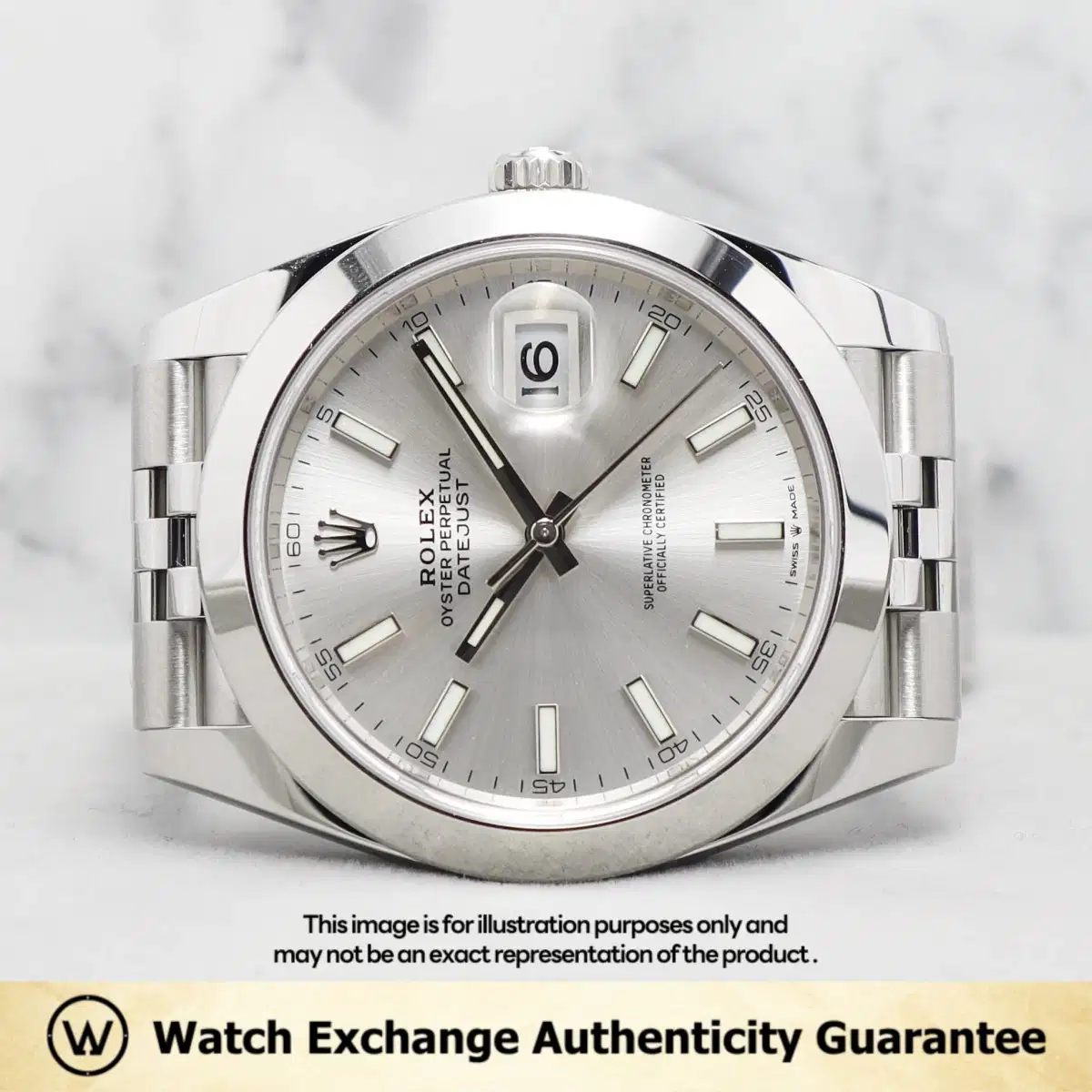 Rolex Datejust 126300 Silver Rolex Silver Ref 126300