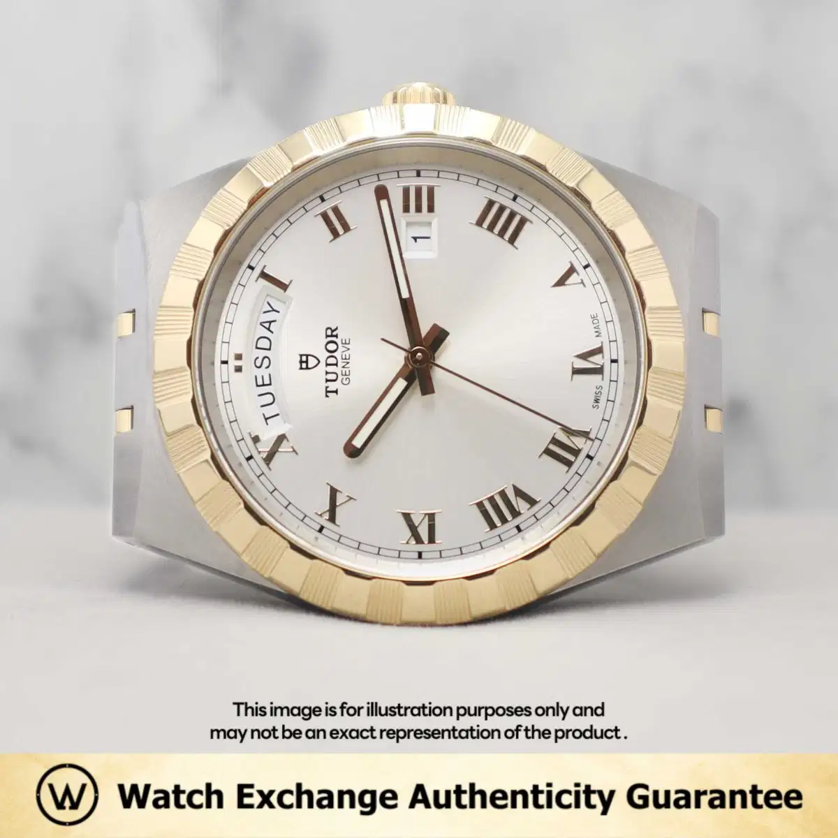 Tudor Royal 28603 Silver Roman Tudor Silver Roman Ref 28603