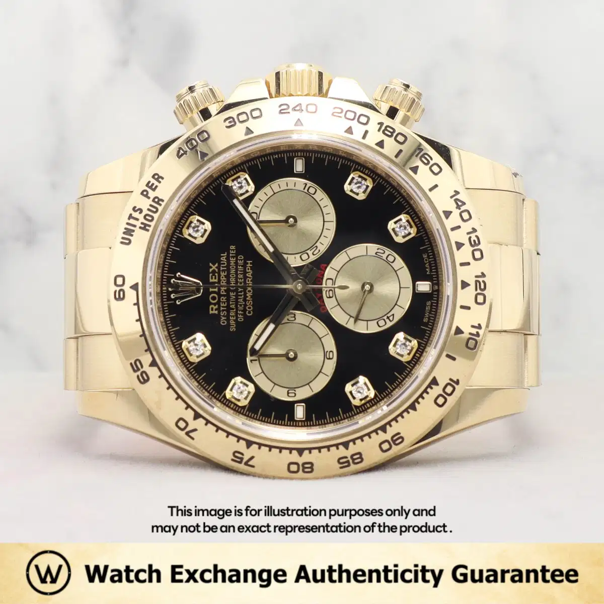 Rolex Daytona 126508 Black w 8 Points Diamond Rolex Black w 8 Points ...