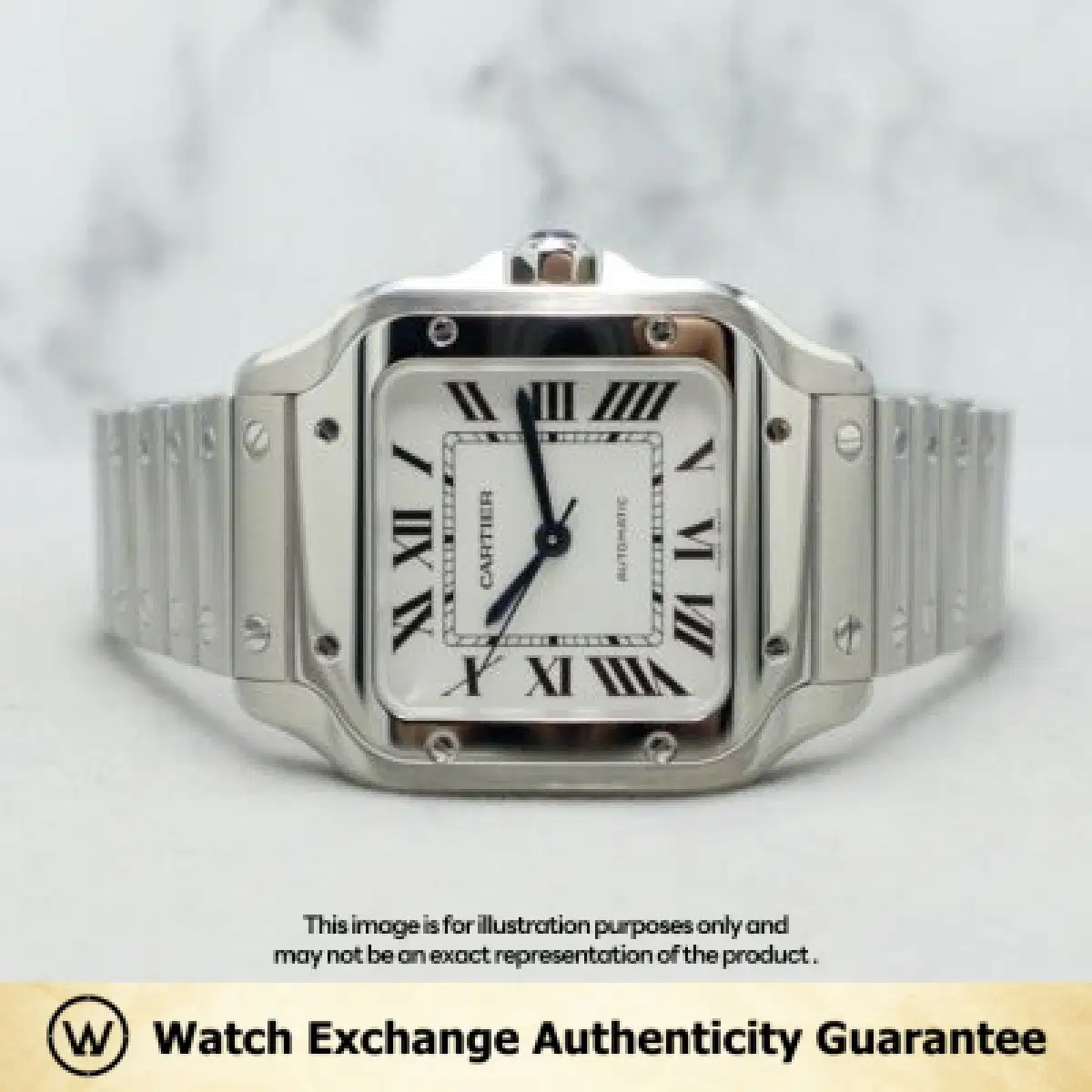 Cartier Santos Medium Model WSSA0029 Silvered Opaline Singapore | Watchbook