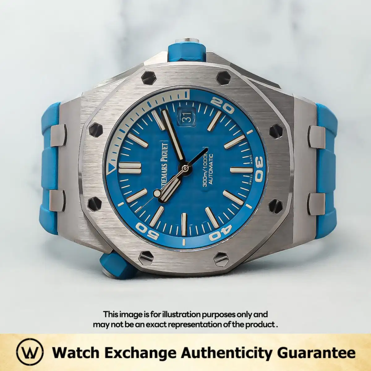 Audemars Piguet Royal Oak Offshore 15710ST.OO.A032CA.01 Turquoise Blue ...