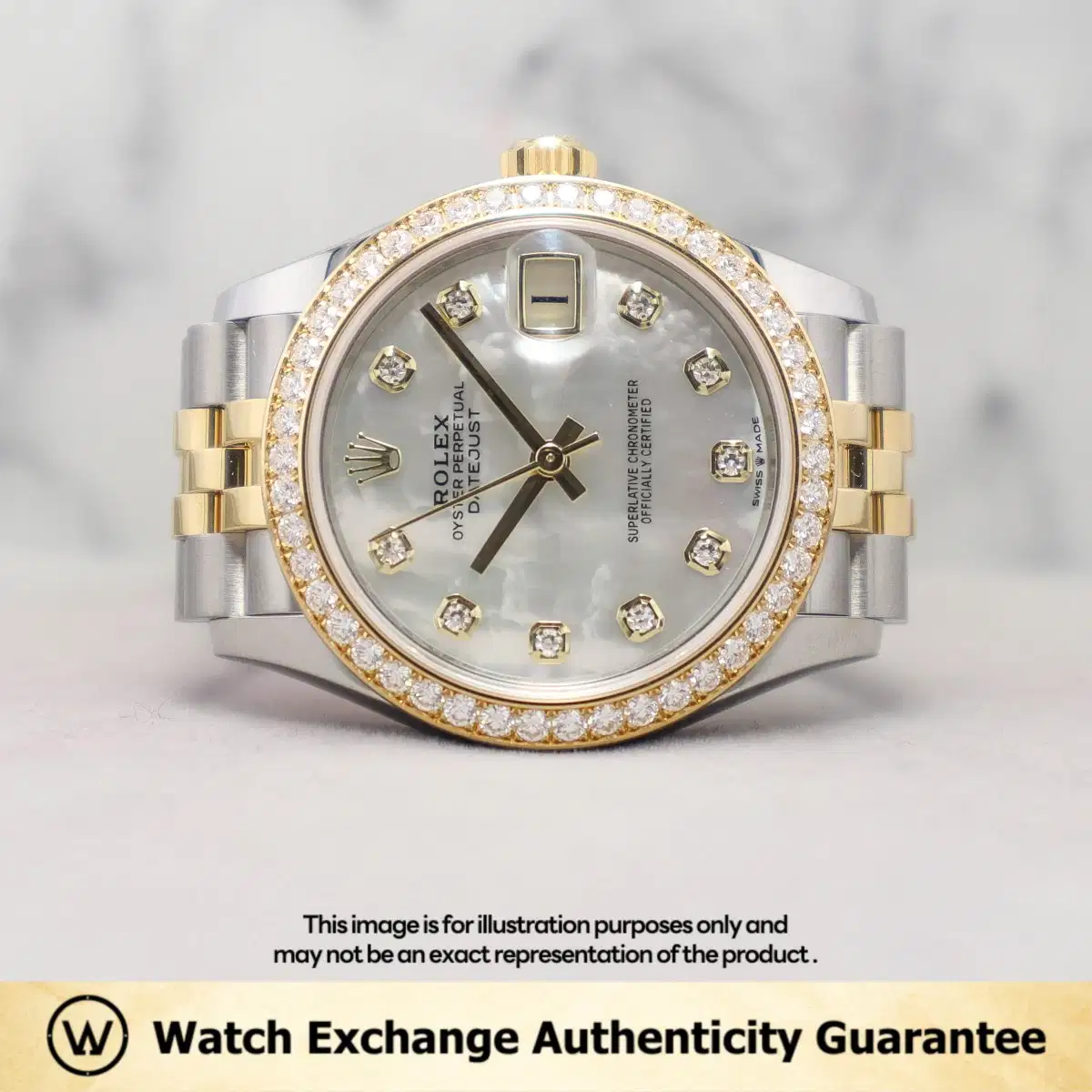 Rolex Datejust 278383RBR MOP w 10 Points Diamond Singapore | Watchbook