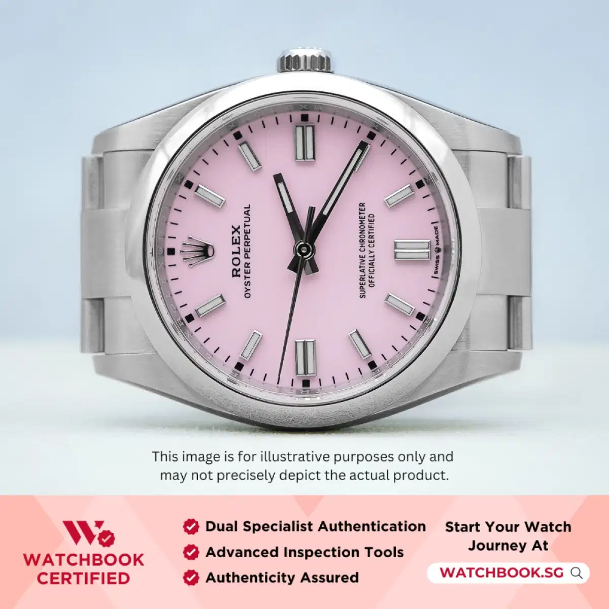 Rolex Oyster Perpetual 126000 Candy Pink Singapore | Watchbook